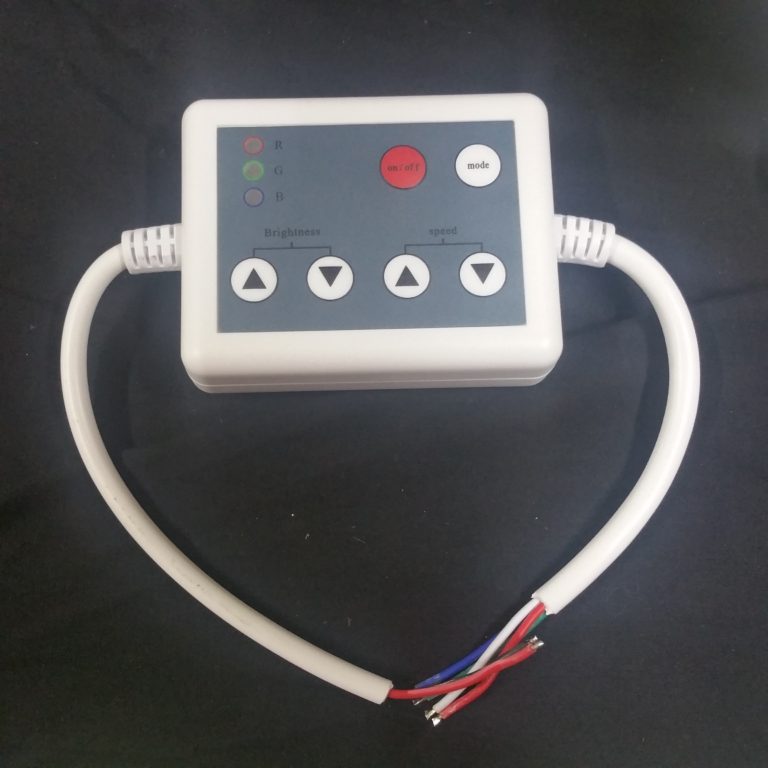 Manual RGB Controller for LED Strip with 25 Mode, Brightness & Speed ...
